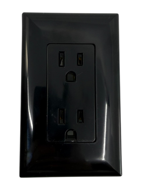 Pass & Seymour Mobile Home/RV Black Self-Contained Receptacle w/Snap On ...