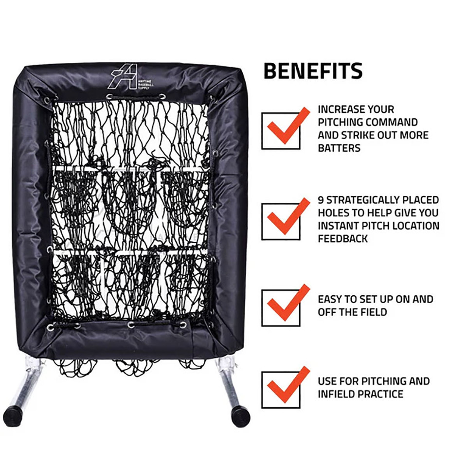 9 Hole Pitching Target with Adjustable Height