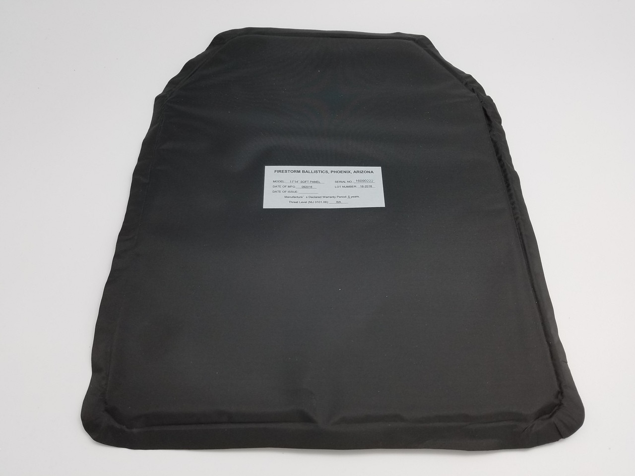 Soft 11x14 Ballistic Panel Level 3A