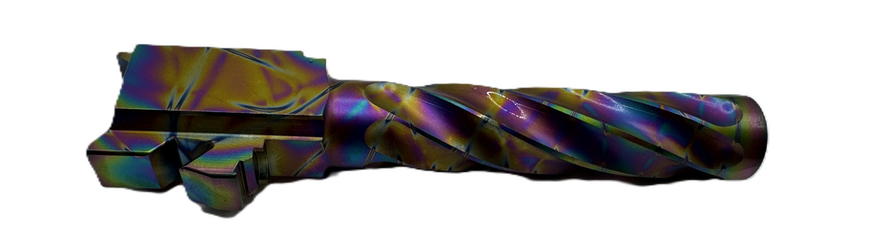 Combat Armory Barrel Fits Glock 19 9mm Match Chunky Spiral Fluted ...