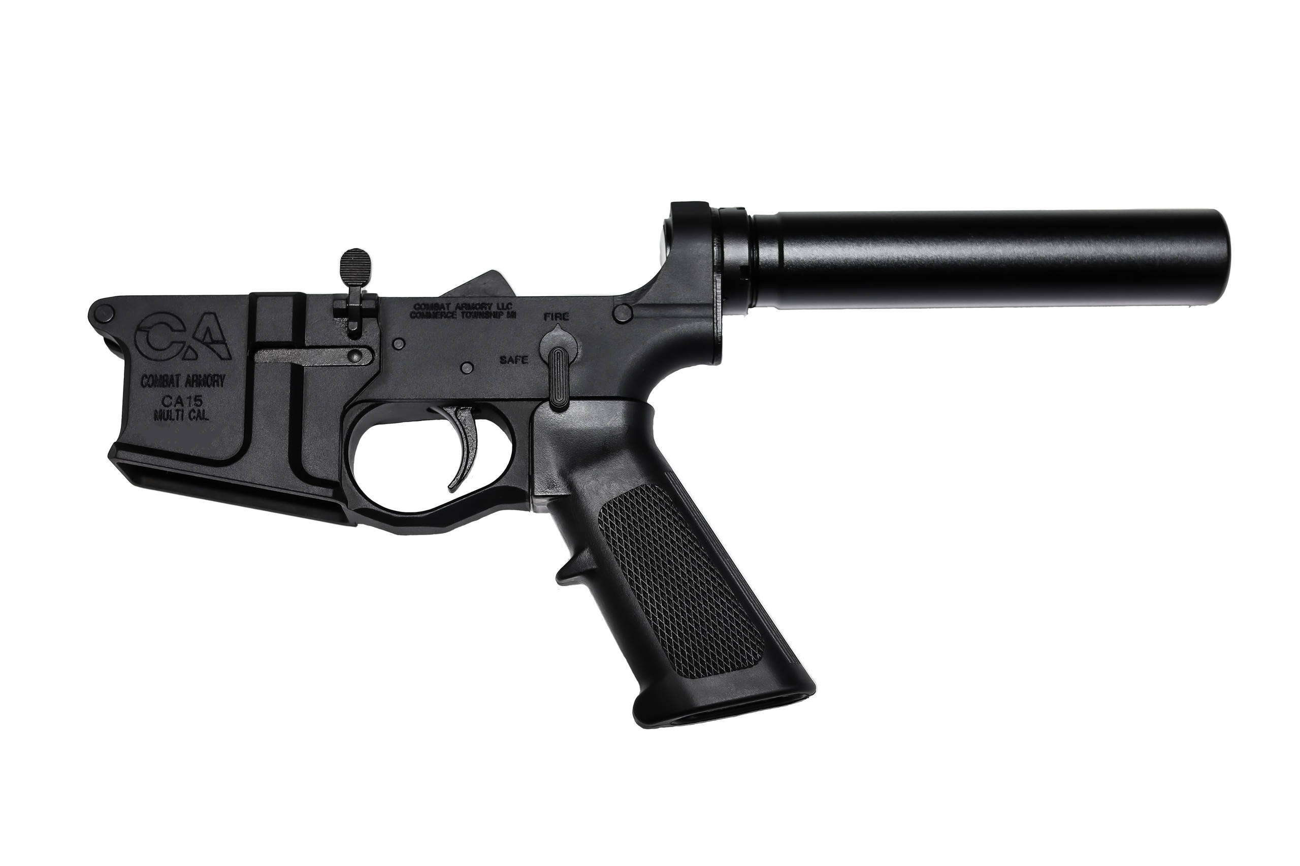 Combat Armory Complete AR-15 Pistol Lower Receiver - COMBAT ARMORY