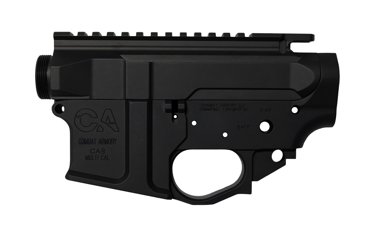 Combat Armory AR9 Billet Upper & Lower Receiver Combo Set - COMBAT ARMORY