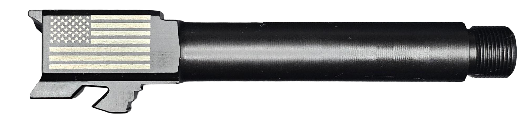 American Flag Logo Combat Armory barrel Fits Glock 19 New 9mm Match ...