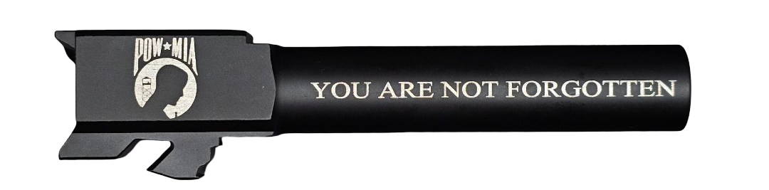 Pow Mia Logo Combat Armory barrel Fits Glock 19 9mm Match Grade Barrel ...