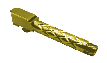 Combat Armory Barrel Fits Glock 19 9mm Match Diamond Weave Threaded ...