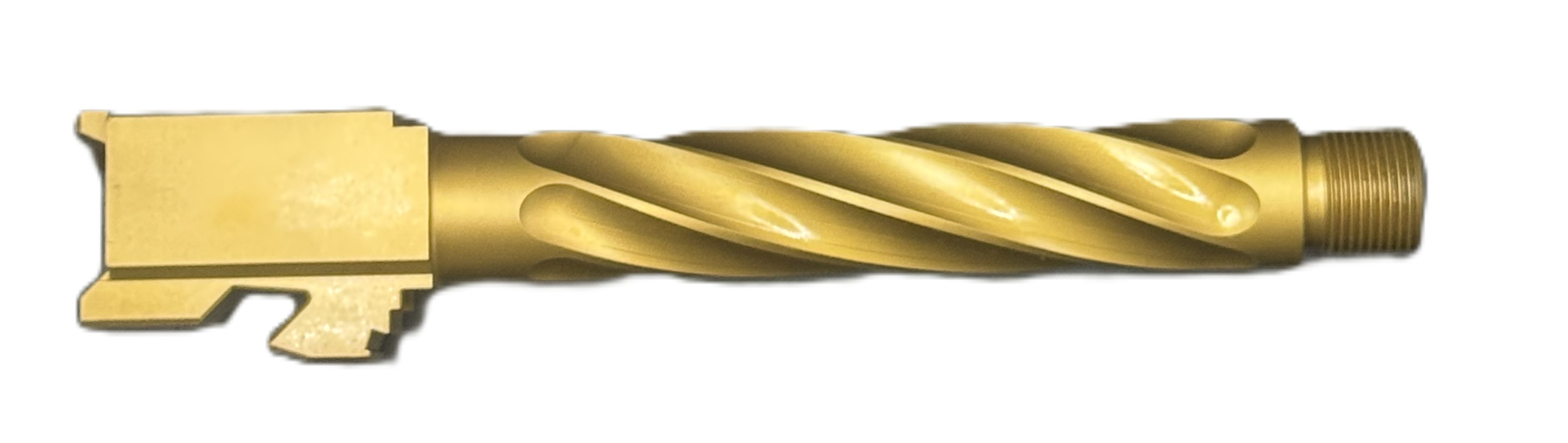 Combat Armory Barrel Fits Glock 17 9mm Match Chunky Spiral Fluted ...