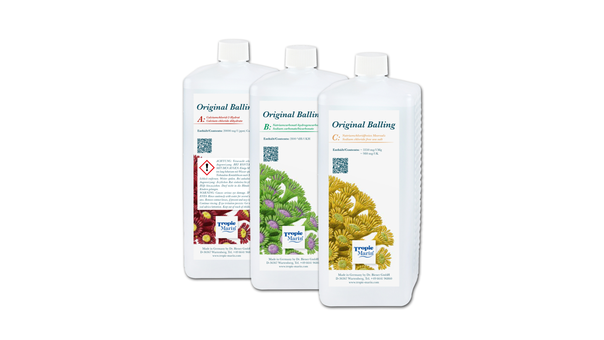 Tropic Marin Original Balling Liquid Set - Quality Marine