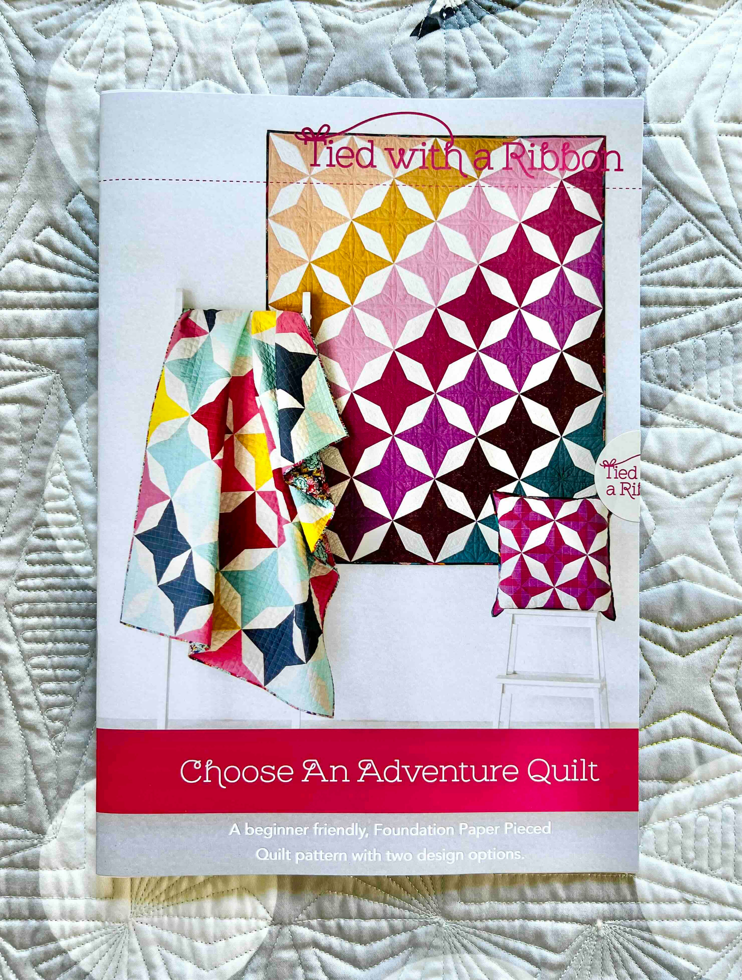 Choose An Adventure Paper Booklet Pattern - Tied with A Ribbon