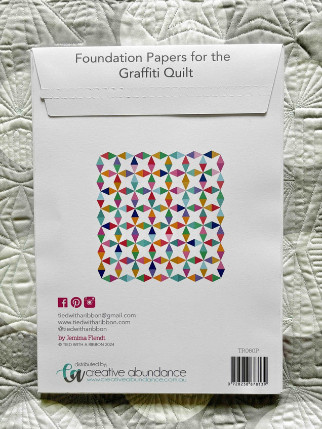Foundation Paper Pack for the Graffiti Quilt