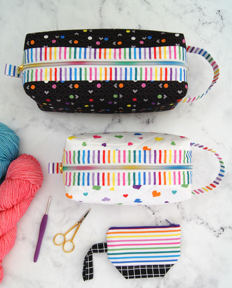 Zippy Hobby Bags PDF Pattern - Tied with A Ribbon