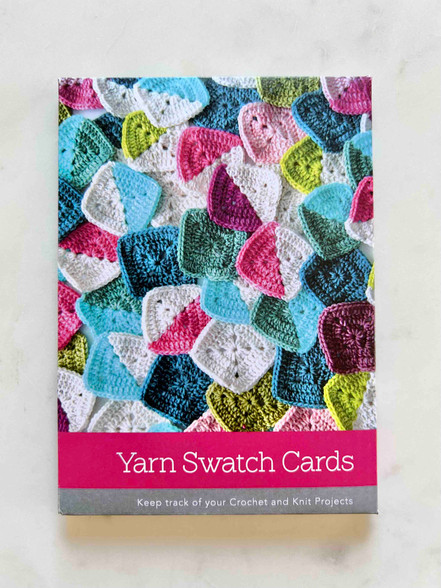 Yarn Swatch Cards - Tied with A Ribbon