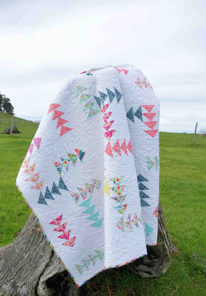 Every Which Way Quilt PDF. By Jemima Flendt, Tied with a Ribbon