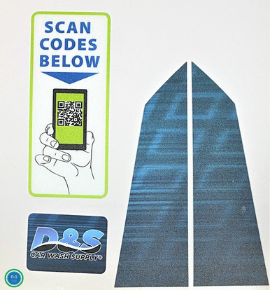 DECAL - HAMILTON BARCODE READER DECALS - DS Car Wash Parts Catalog