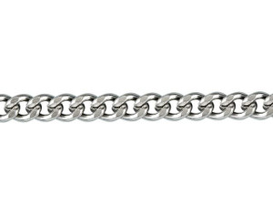 Stainless Steel 3mm Cable Chain by the Foot