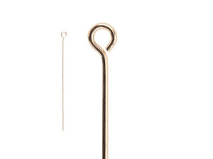 2-inch Antique Copper-Plated 20 Gauge Eyepin
