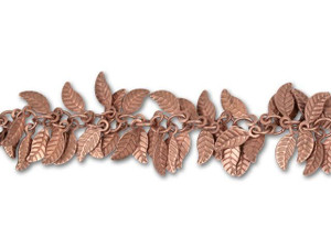 4mm Antique Copper-Plated Rolo Chain by the Foot