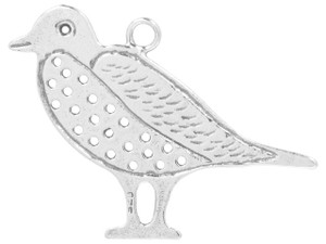 Artbeads Sterling Silver Large Fancy Moon Link - Artbeads.com