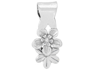 B&B Benbassat Sterling Silver Flower Bail