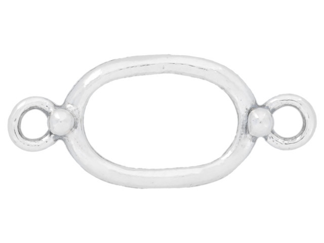 Sterling Silver Open Oval Link