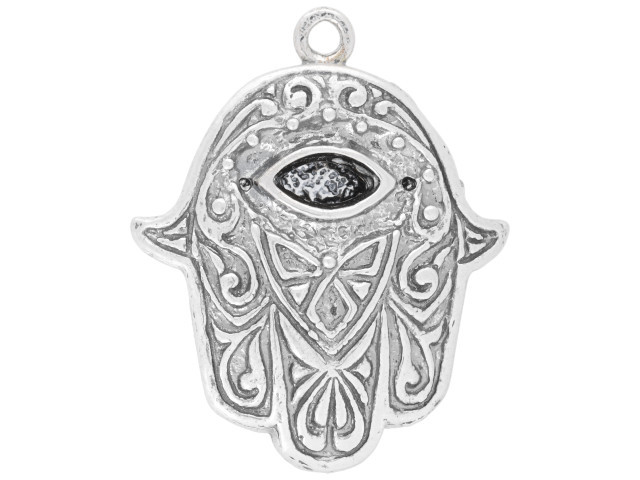 Artbeads Sterling Silver Hamsa Locket - Artbeads.com