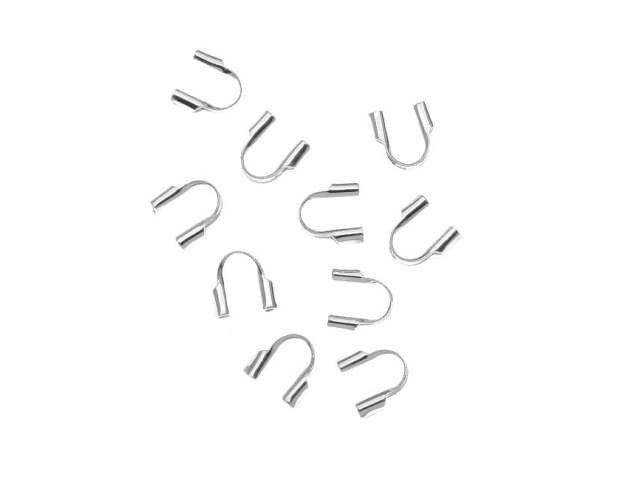 Wire & Thread Protectors, Sterling Silver, .024 Inch Loops (10 Pieces ...