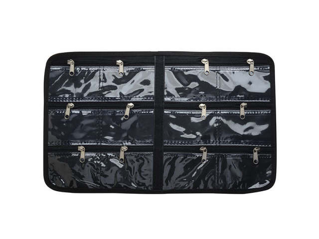 The Beadsmith Velcro Insert for Crafter's Tote Bag, 12 Zippered Pockets ...