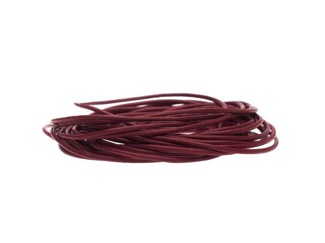 Leather Cord, Round 1.5mm, Corida Red, by Leather Cord USA (1 yard ...