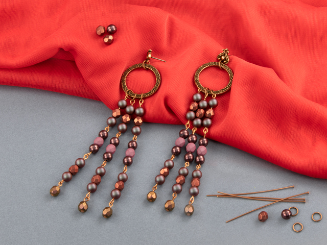 Magenta Magic Earrings