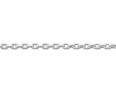 030 Sterling Silver Cable Chain by the Foot