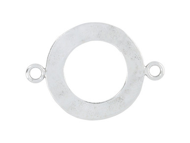 Artbeads Sterling Silver Small Flat Circle Link with Cutout Center ...