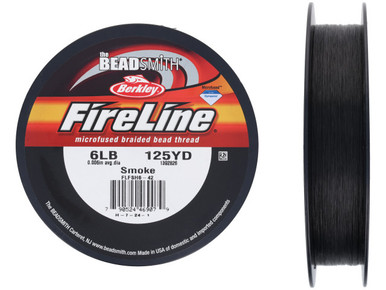 The Beadsmith S-Lon Fire Bead Thread 8 Lb Test Crystal 0.007 in / 0 ...