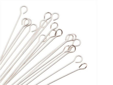 Open Eye Pins, Sterling Silver, 1.5 Inch Long and 24 Gauge Thick (10 ...