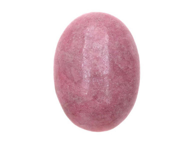 Pink Rhodonite Gemstone Oval Flat-Back Cabochon 25x18mm (1 Piece ...