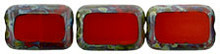 Limited Edition - Polished Rectangles 12 x 8mm : Opaque Red (24pcs ...