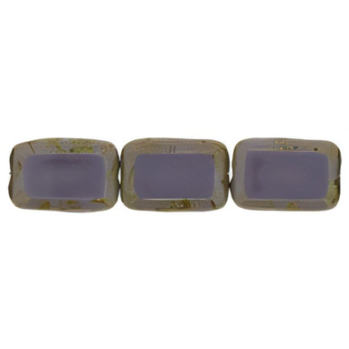Limited Edition - Polished Rectangles 12 x 8mm : Opaque Amethyst ...