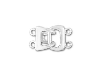 Sterling Silver Two-Strand Clasp