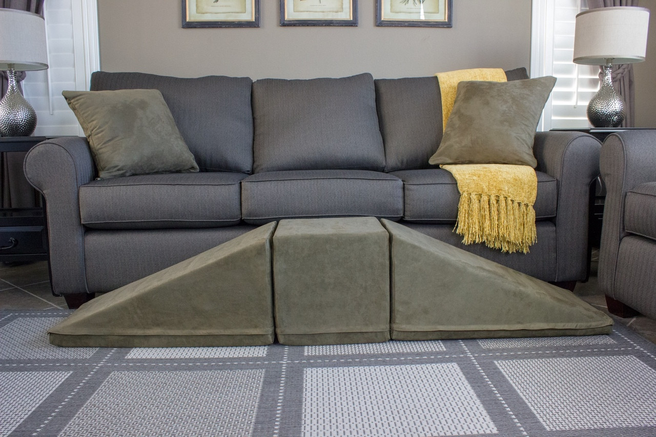 Royal Ramps Two-Sided Ramp With Landing (14" Tall) - Puppy Stairs