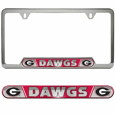 Team ProMark NCAA Georgia Bulldogs License Plate Badge Frame - Dawg ...
