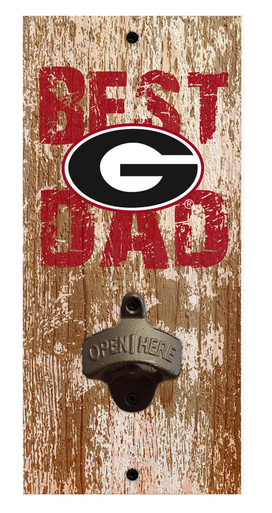 Fan Creations UGA Georgia College University Bulldogs Best Dad Bottle ...