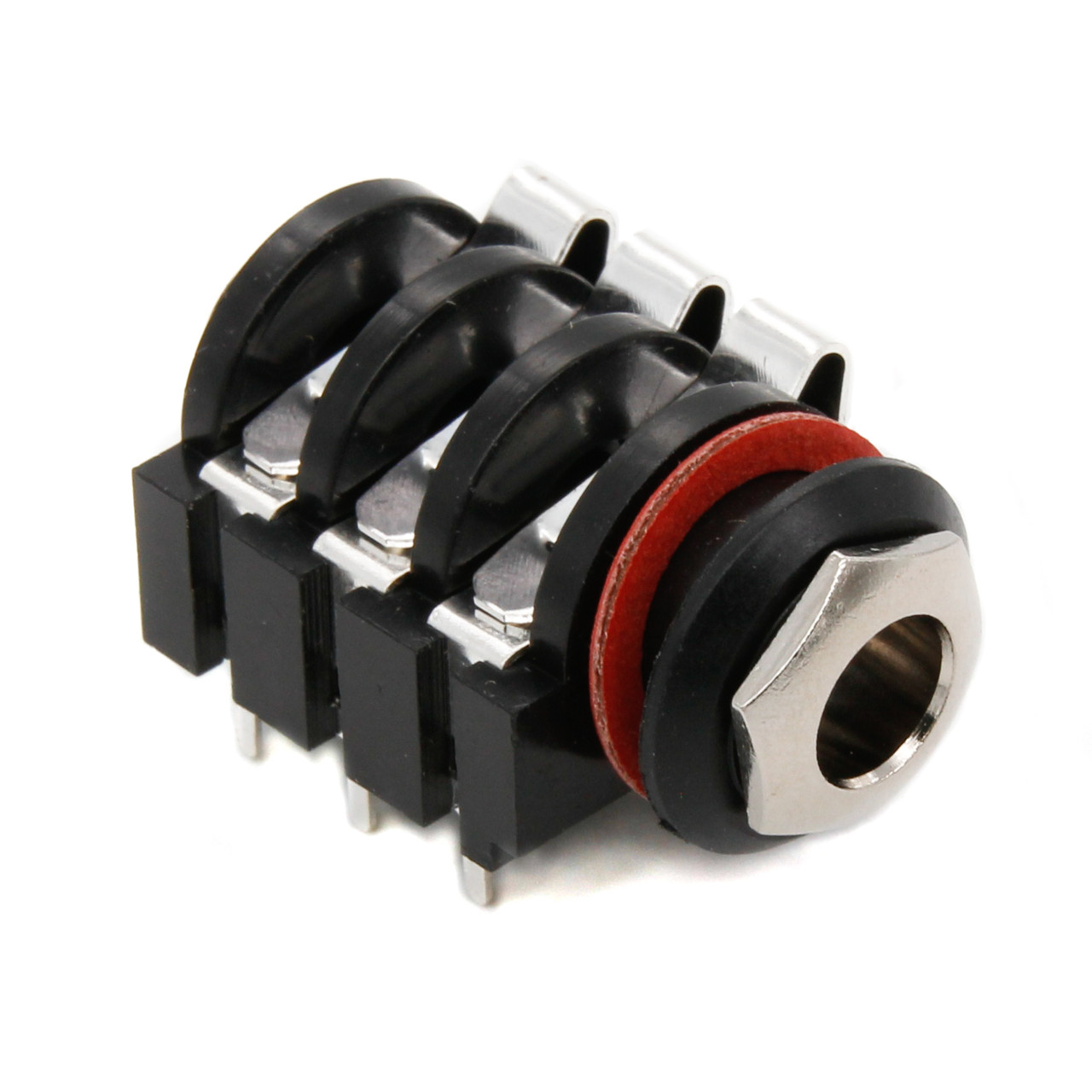 1/4" TRS Enclosed Switched Jack - PCB Mount - StompBoxParts