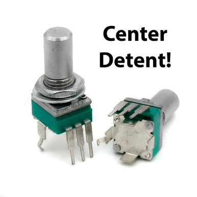 9mm Potentiometer - Center Denter