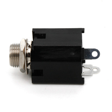1/4" TS Enclosed Jack - Panel Mount