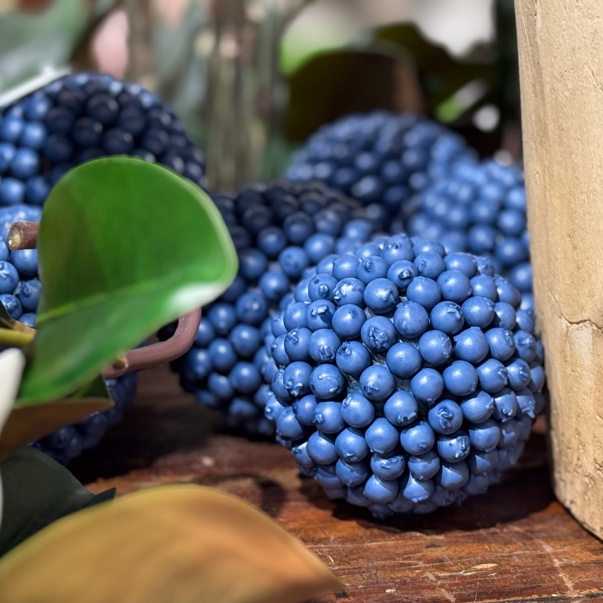 BERRY BALL - ROYAL BLUE - 4 INCH - Mills Floral Company