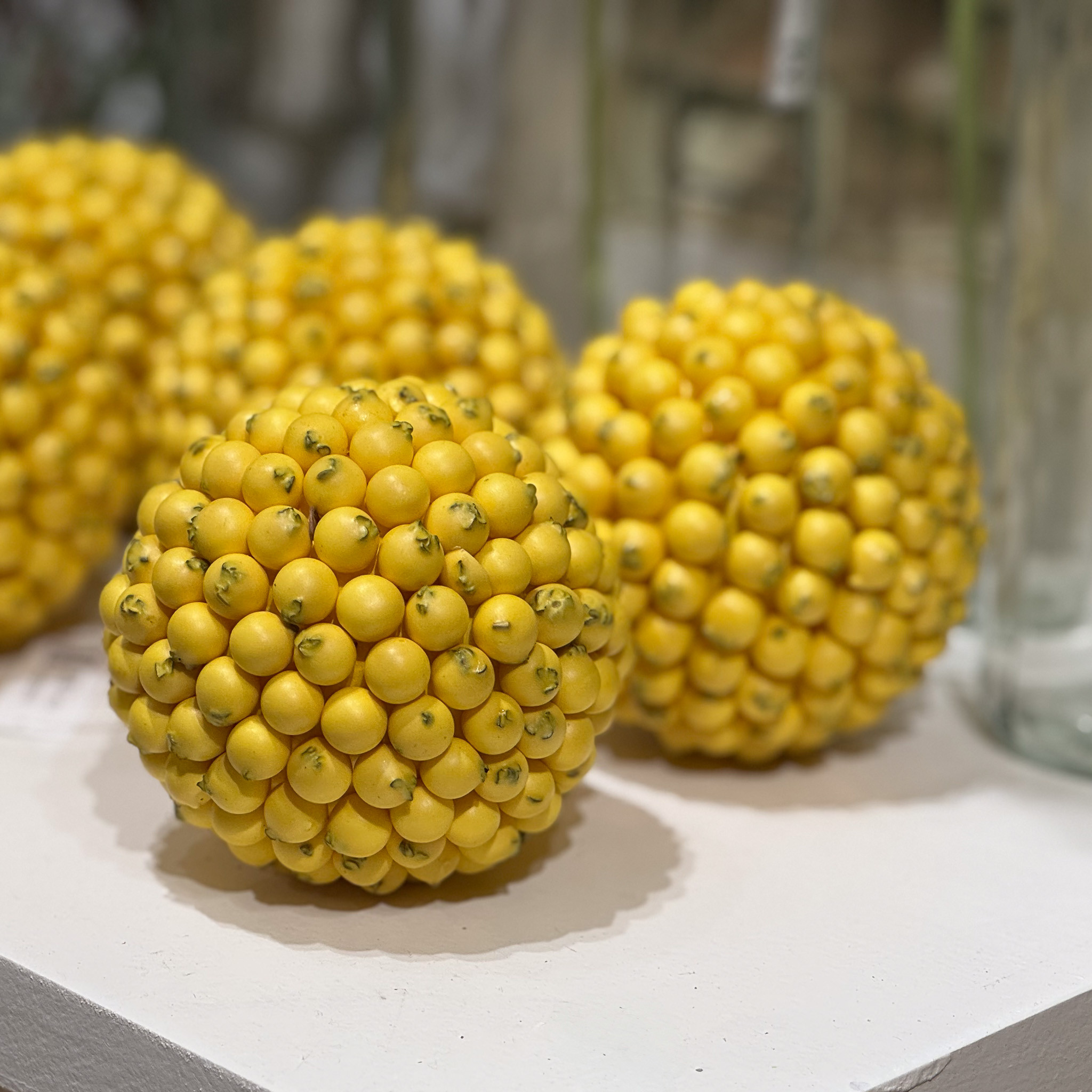 BERRY BALL - GOLDEN - 4 INCH - Mills Floral Company
