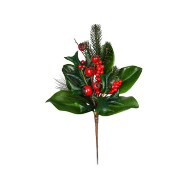 MAGNOLIA RED BERRY PICK 17 INCH - Mills Floral Company