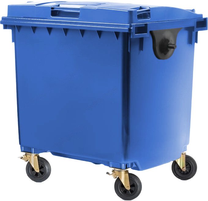 Blue Wheelie Bin - 1100 Litre