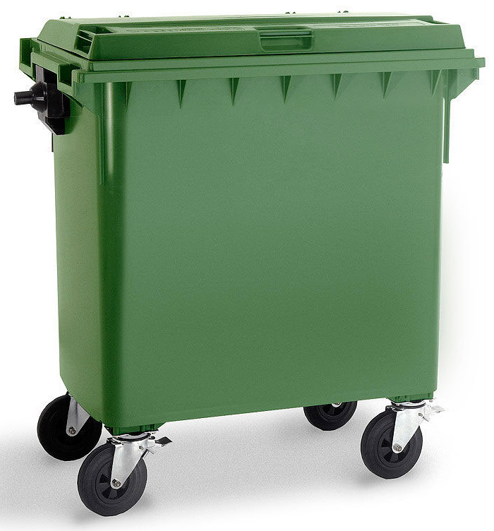 Green Wheelie Bin - 770 Litre
