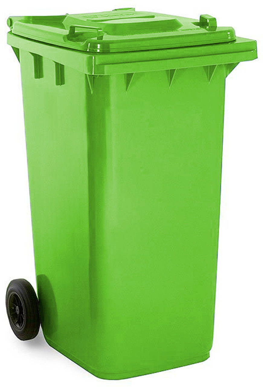 Lime Green Wheelie Bin - 240 Litre