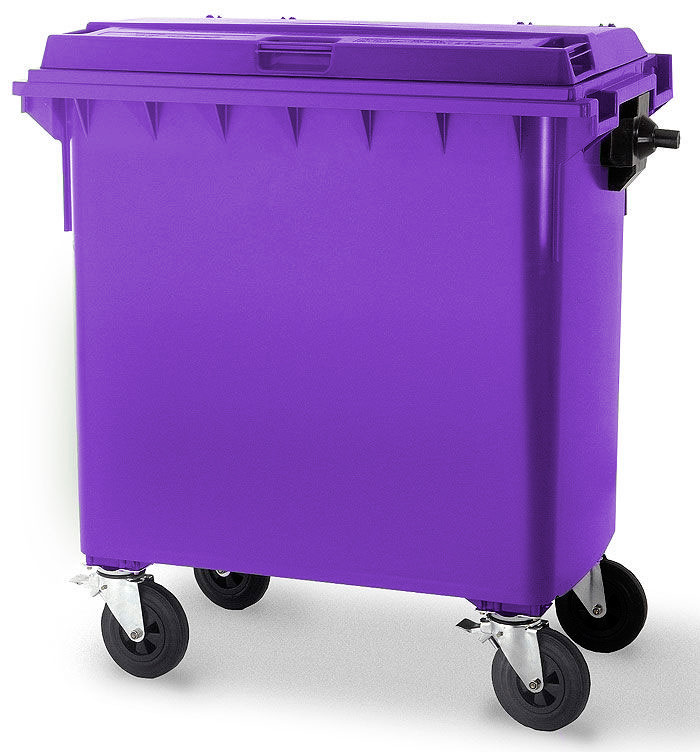 Purple Wheelie Bin - 660 Litre
