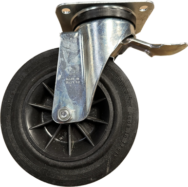 4 Wheeled bin wheel (With Brake) - Wheelie Bin Warehouse